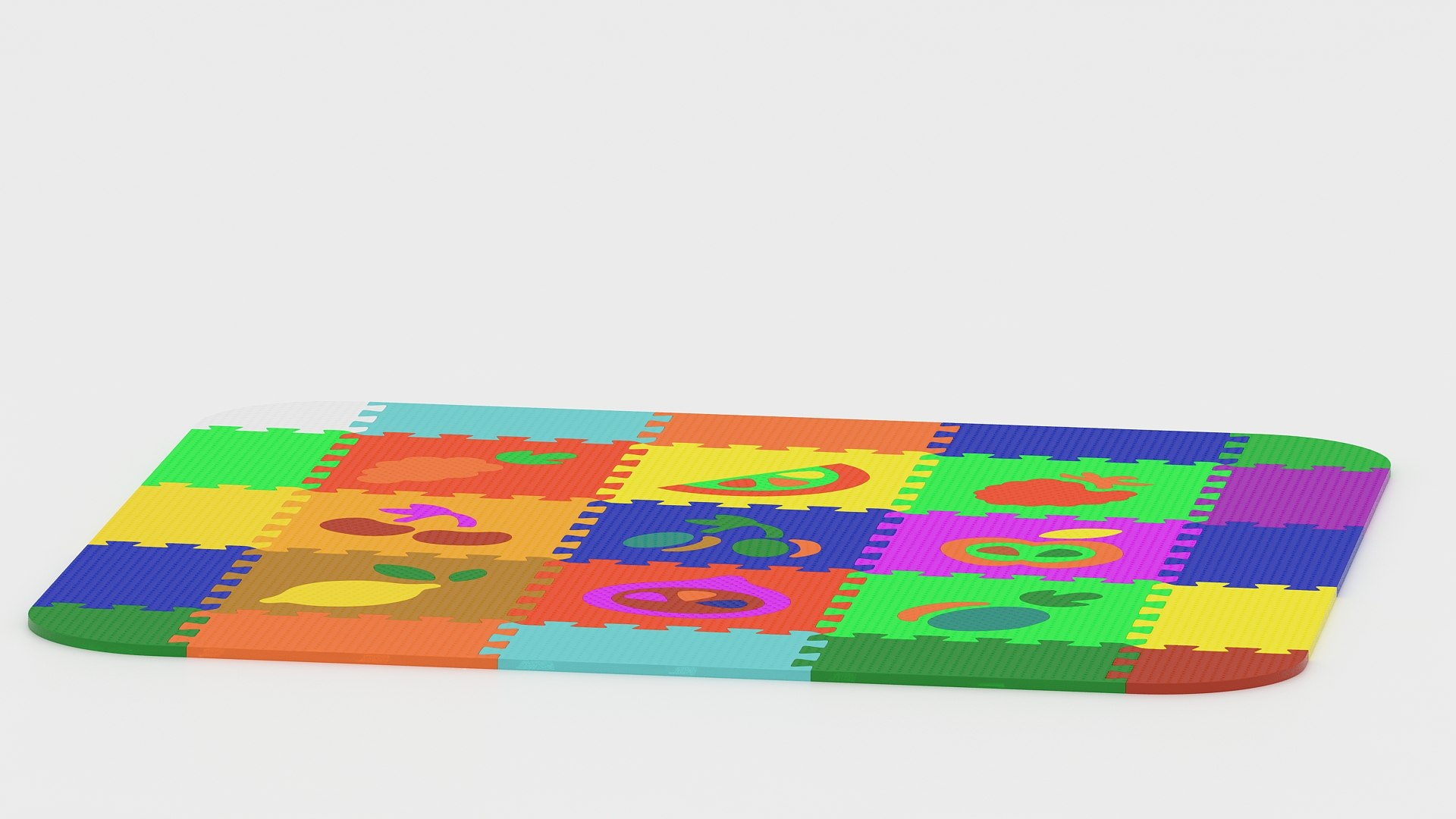 3D Children S Carpet Puzzle - TurboSquid 1483691