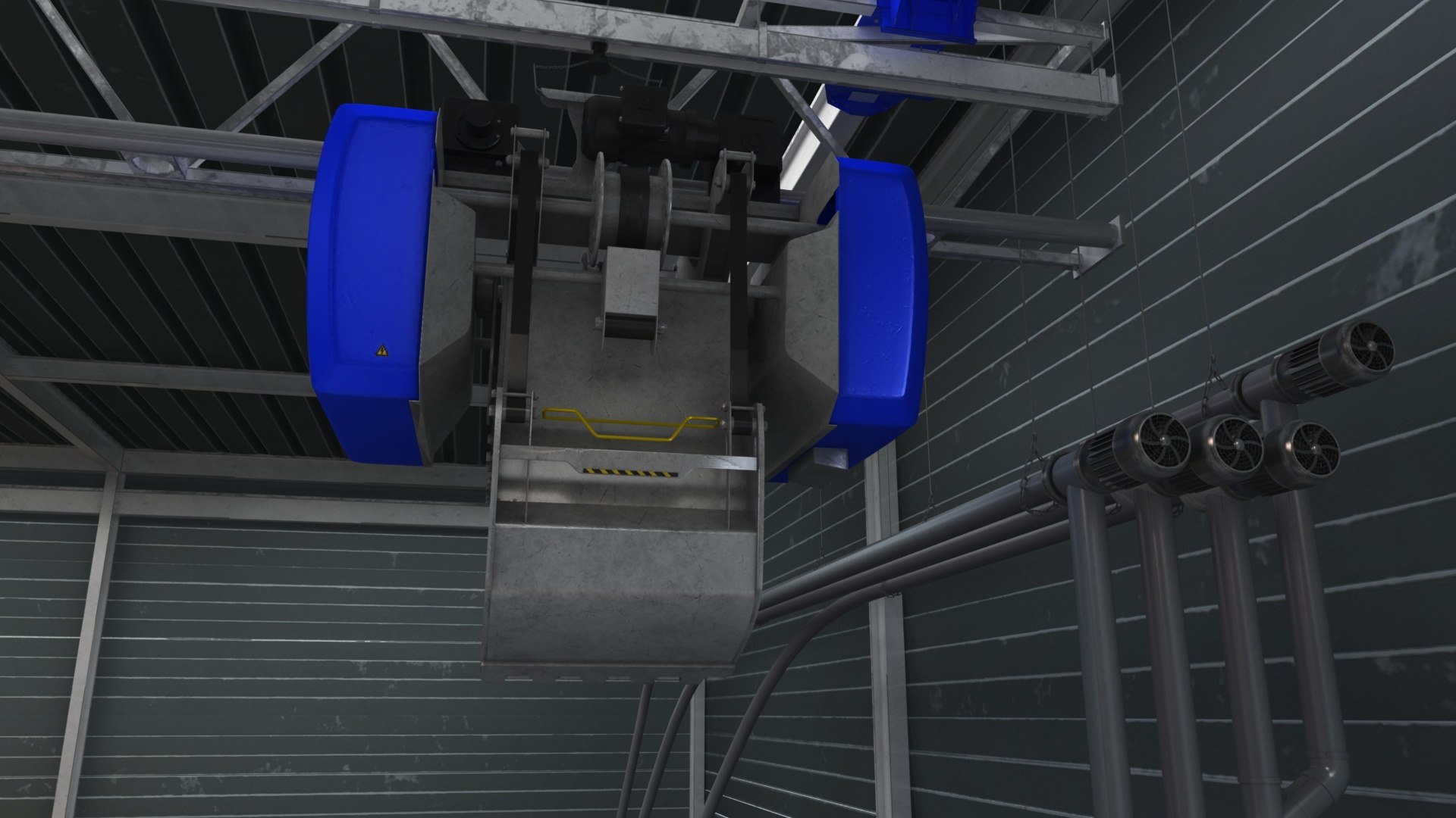 Automatic Farm Feeding System Robot 3D Model - TurboSquid 2428381