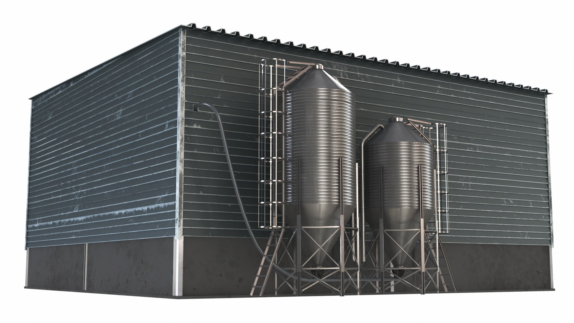 Automatic Farm Feeding System Robot 3D Model - TurboSquid 2428381