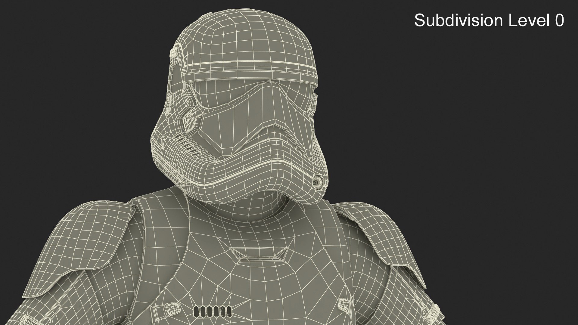 Star Wars First Order Stormtrooper Dirty 3D Model - TurboSquid 2366266