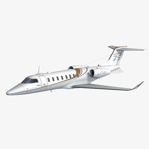 modelo 3d Bombardier Learjet 75 - TurboSquid 2219196