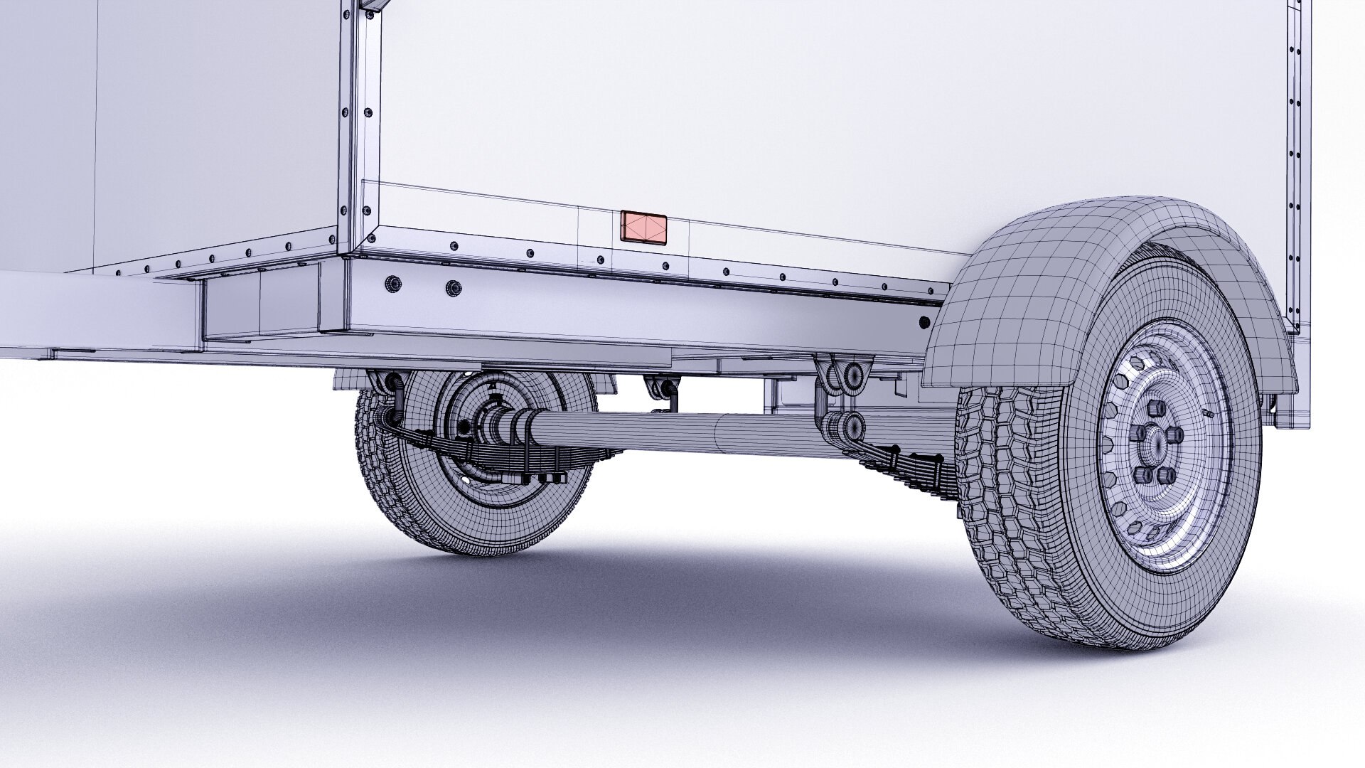 3D Cargo Trailer Double Doors 43 - TurboSquid 2257472