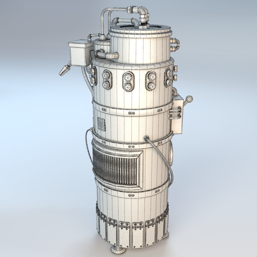 3d Model Steampunk Chamber