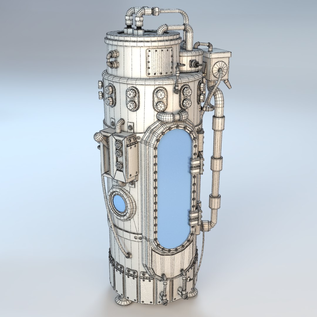 3d Model Steampunk Chamber
