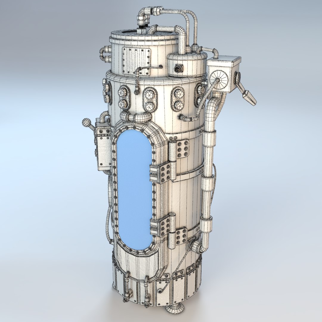 3d Model Steampunk Chamber