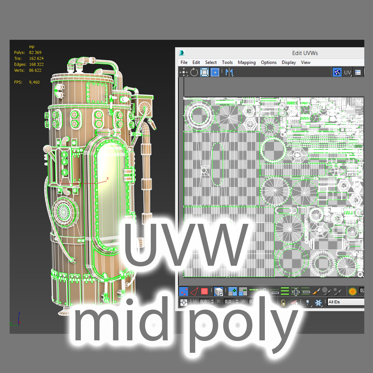 3d model steampunk chamber
