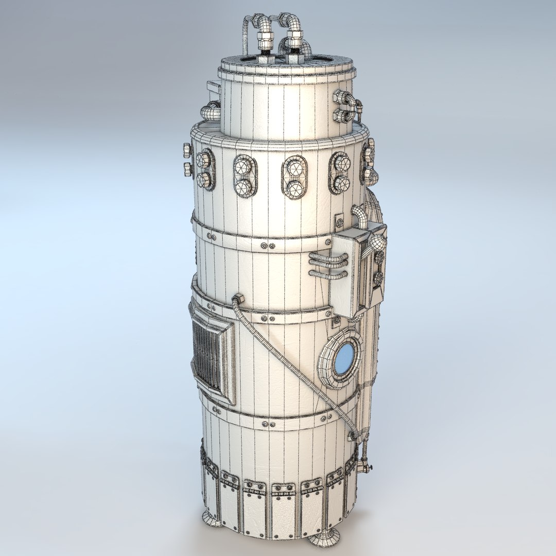 3d Model Steampunk Chamber