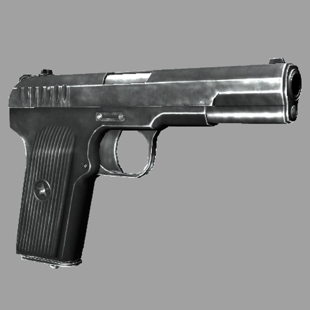 3d Tt Gun Model