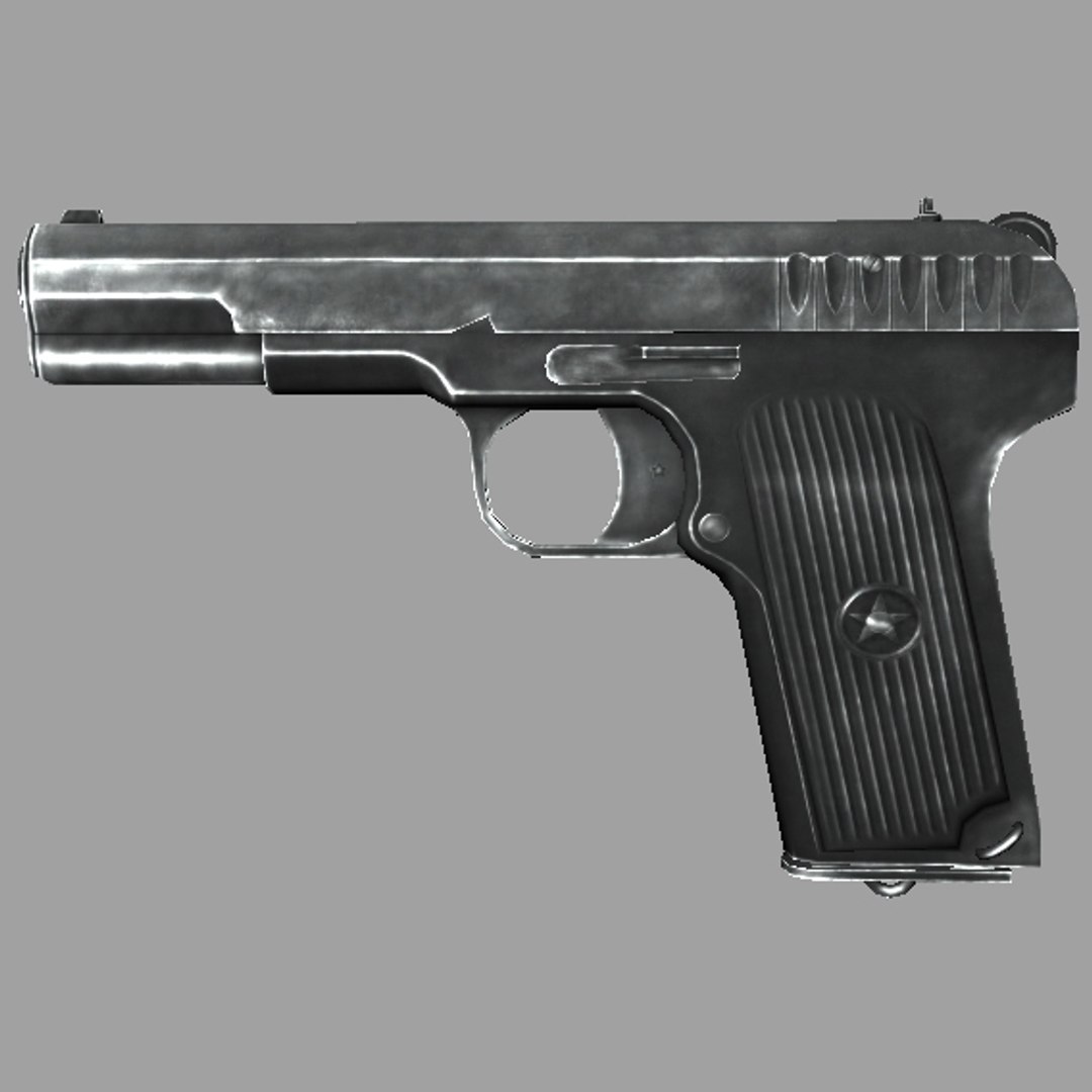 3d Tt Gun Model