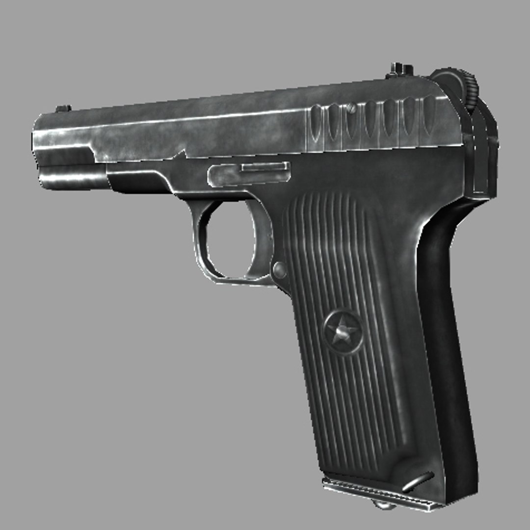 3d Tt Gun Model