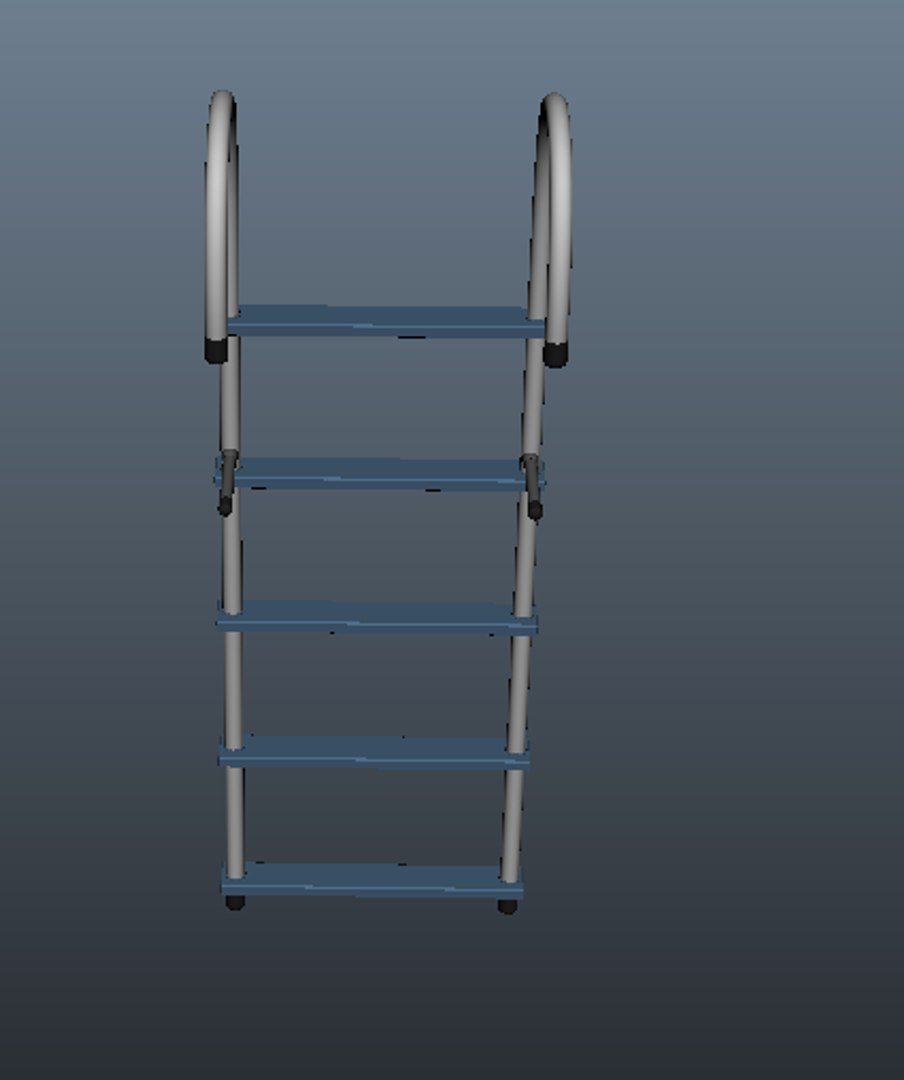 Pool Ladder 3d Model