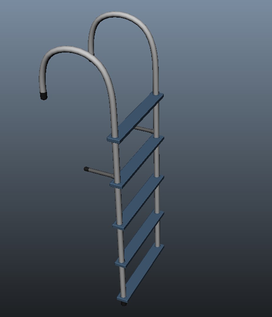 Pool Ladder 3d Model