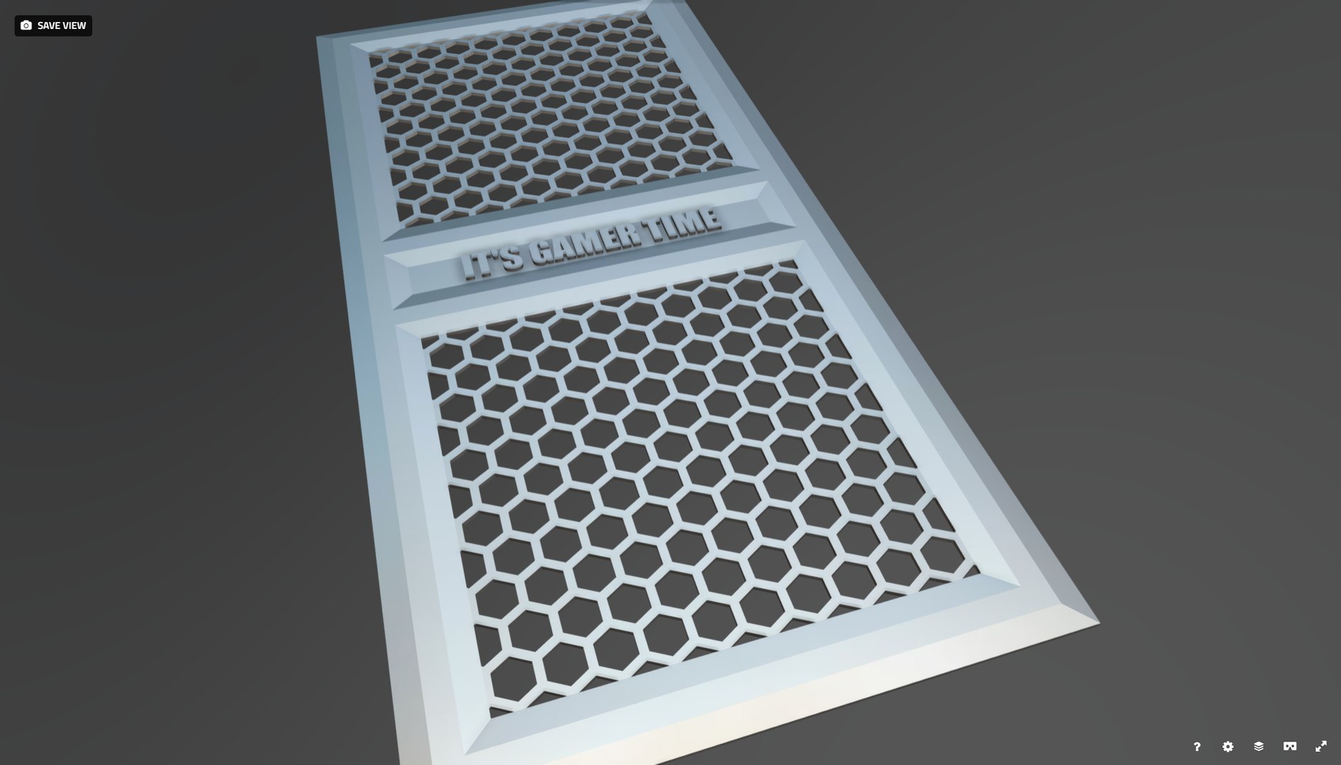 Fan grille 3D - TurboSquid 1383335