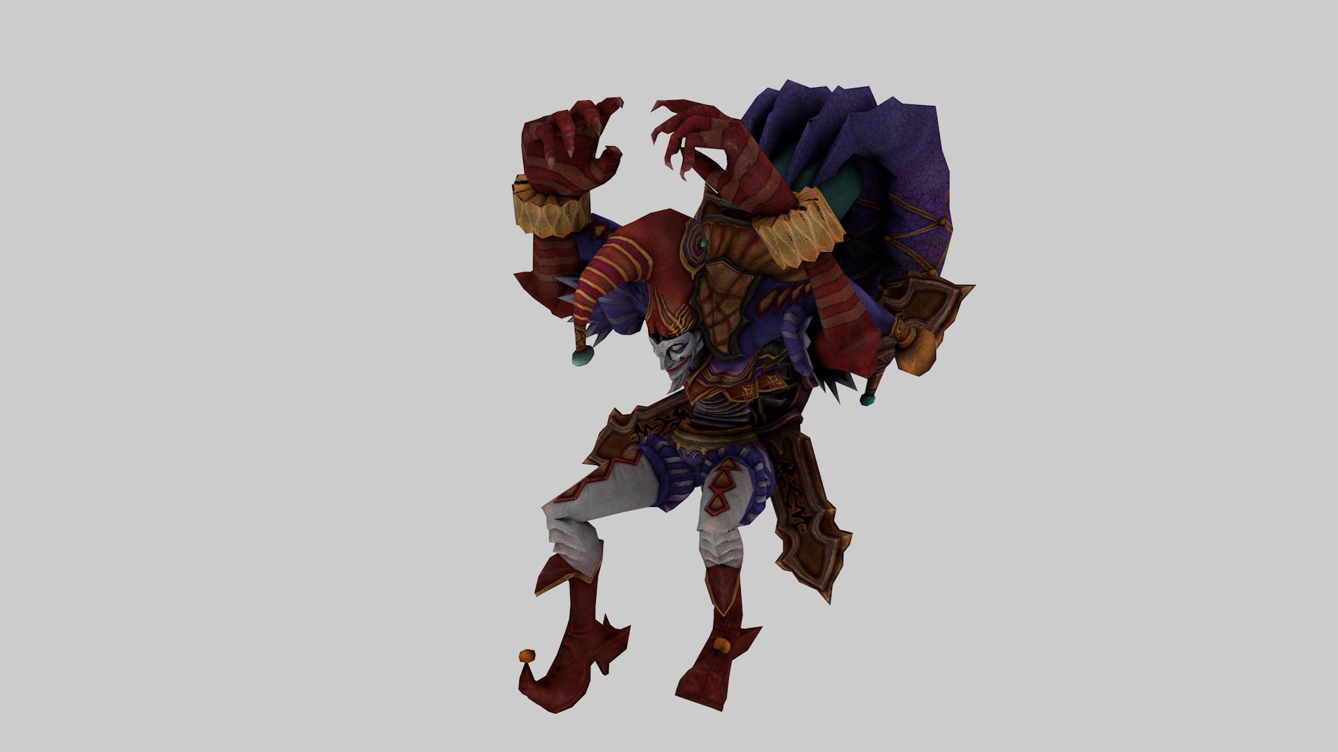 3D Dark Jester Fantasy Horror 3D Character - TurboSquid 2380425