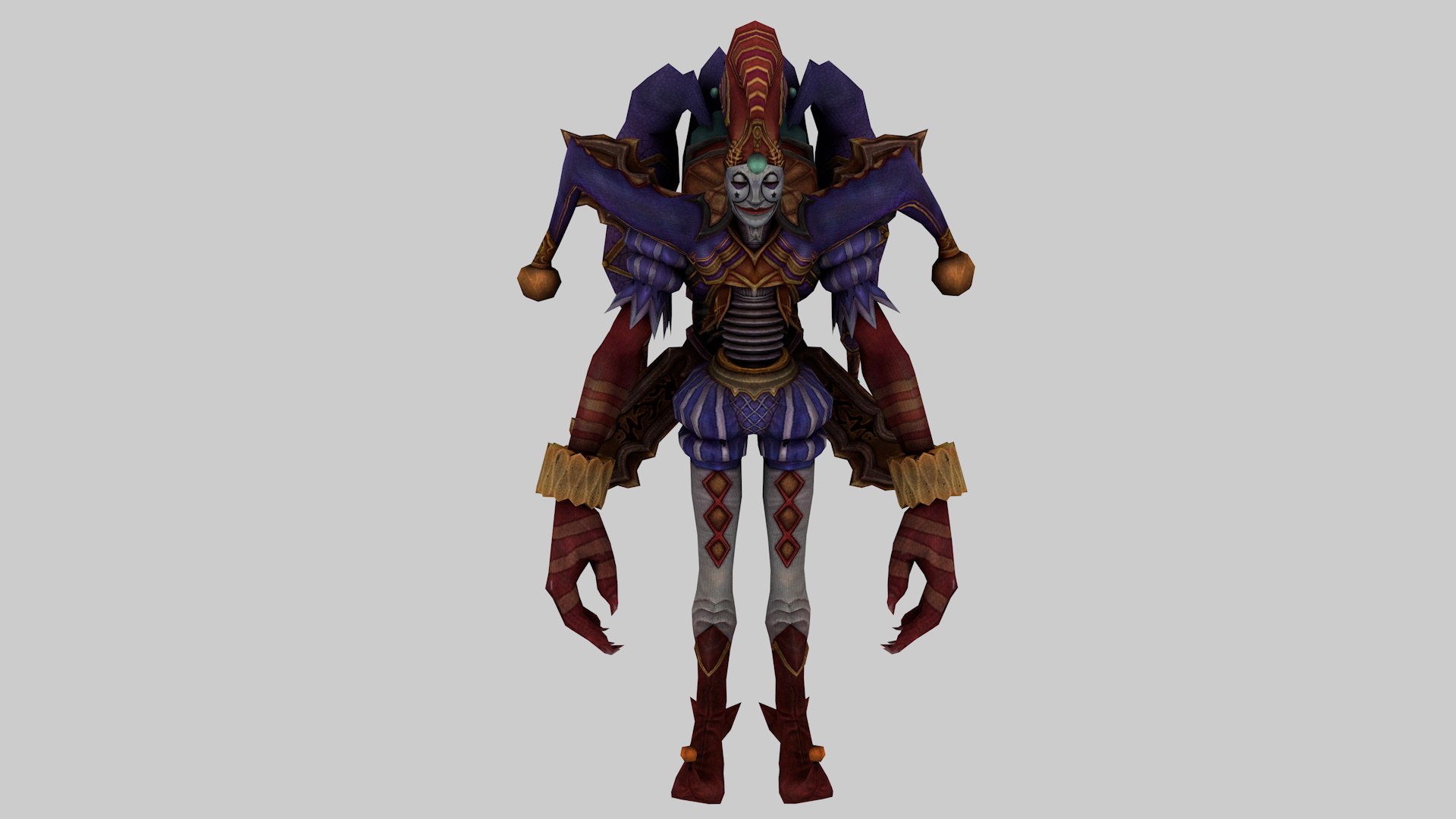 3D Dark Jester Fantasy Horror 3D Character - TurboSquid 2380425