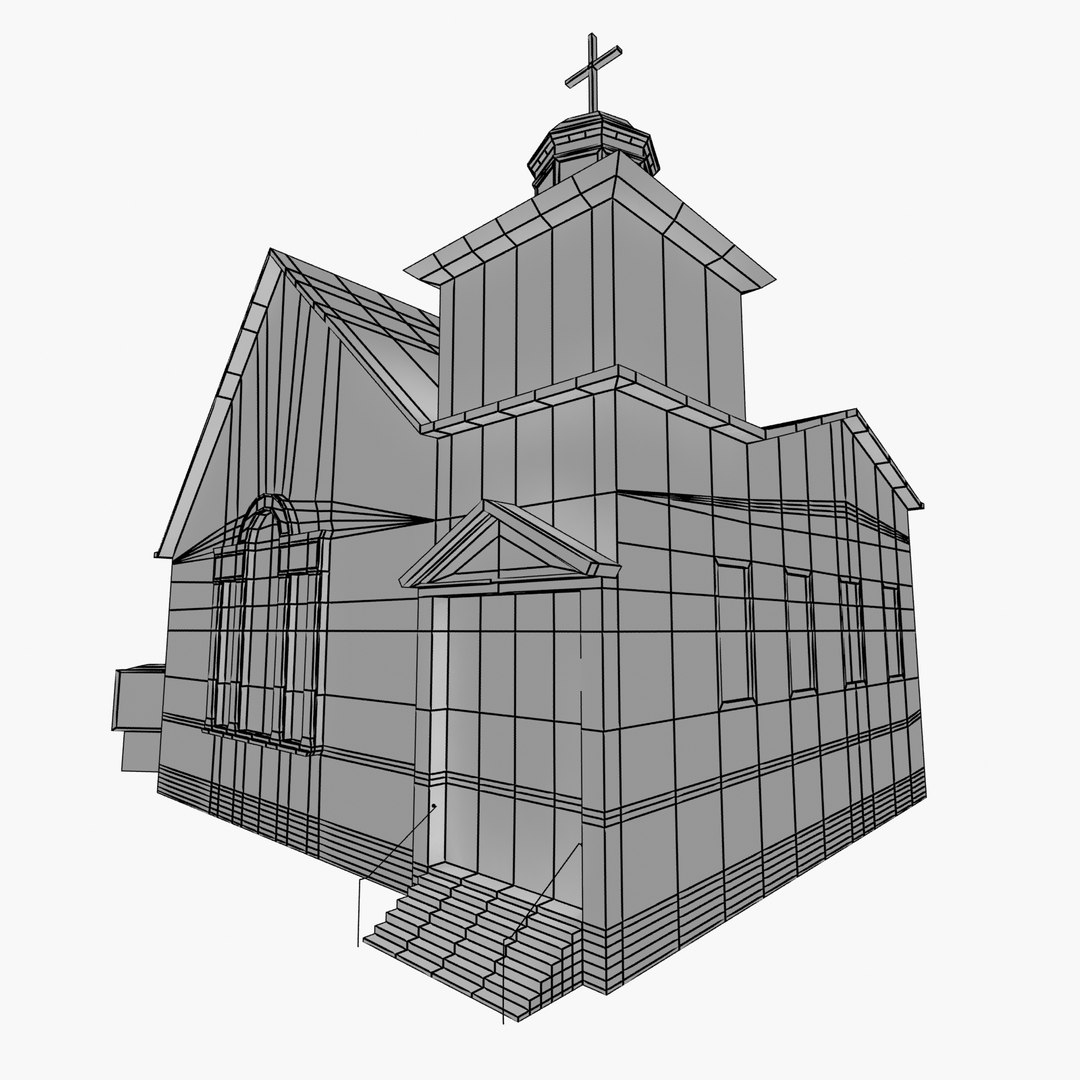 3d chapel model