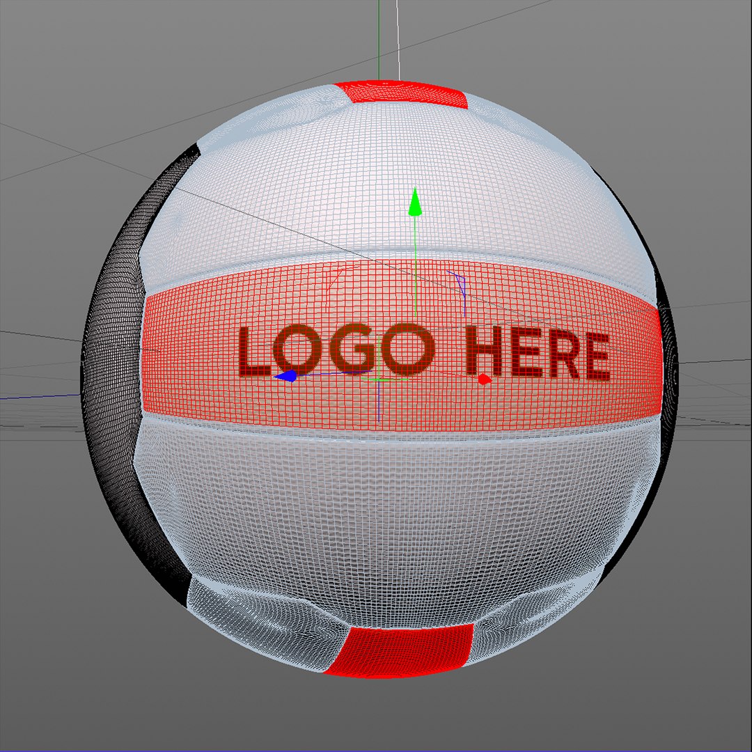 Netball Ball 3d C4d