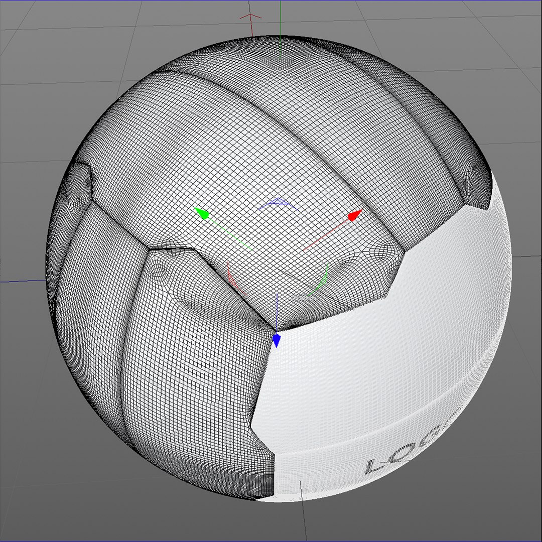 Netball Ball 3d C4d