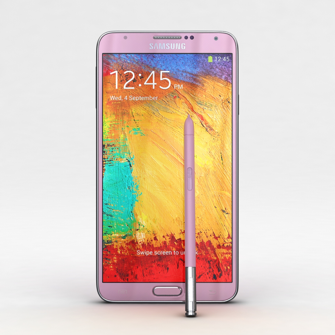 3ds Max Samsung Galaxy Note 3