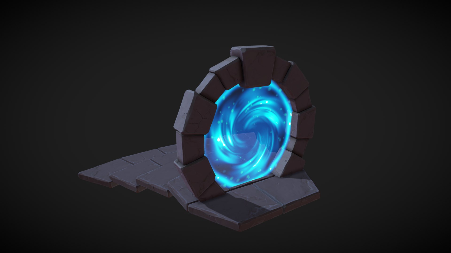 Stylized Magic Portal 3D Model - TurboSquid 2090580