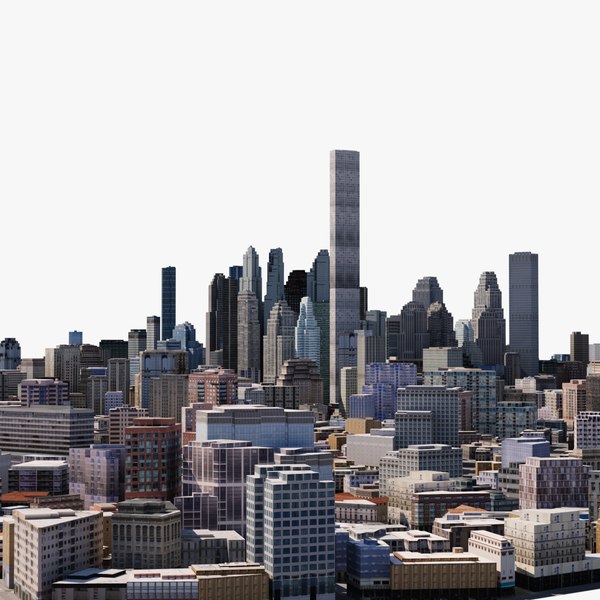 Real Time City 19 3D - TurboSquid 1971163