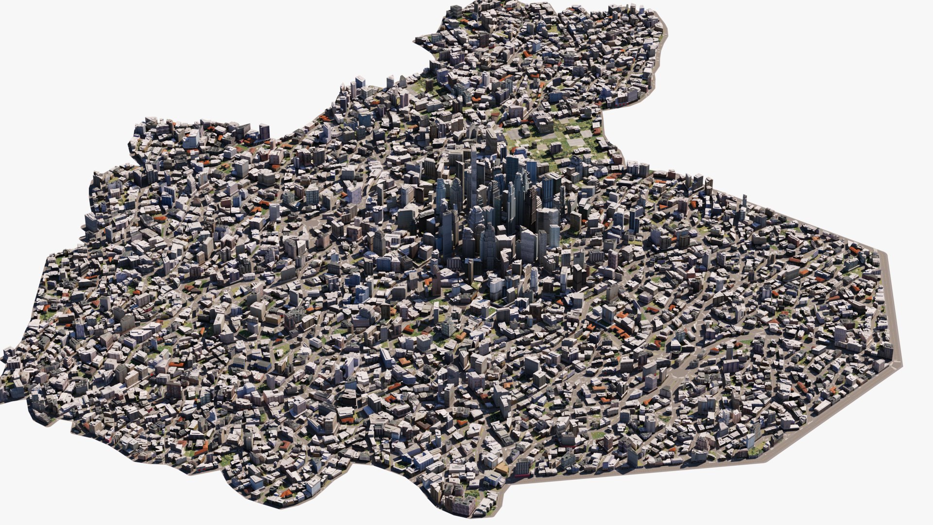 Real Time City 19 3D - TurboSquid 1971163