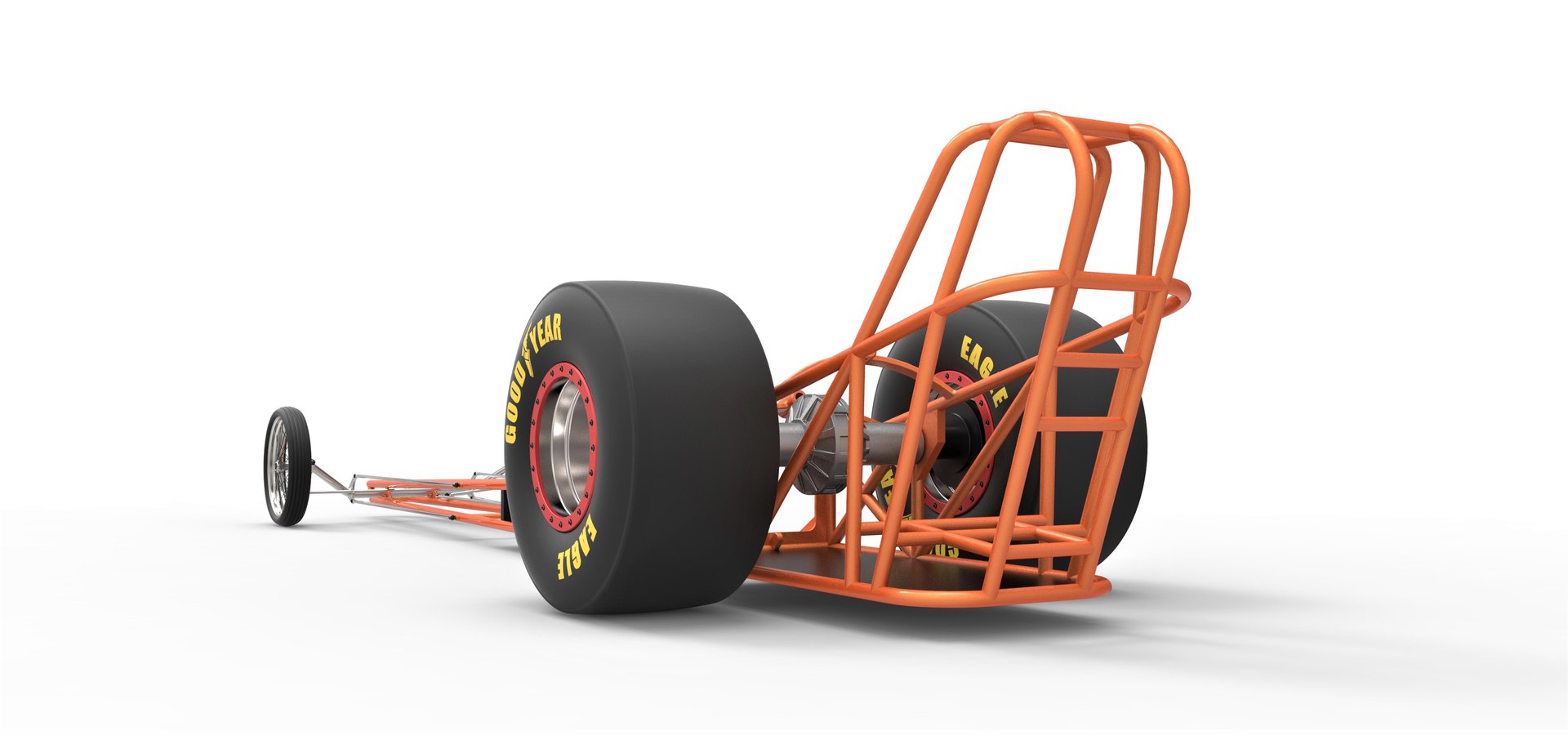 Free Chassis Dragster Drag 3D Model - TurboSquid 1540745