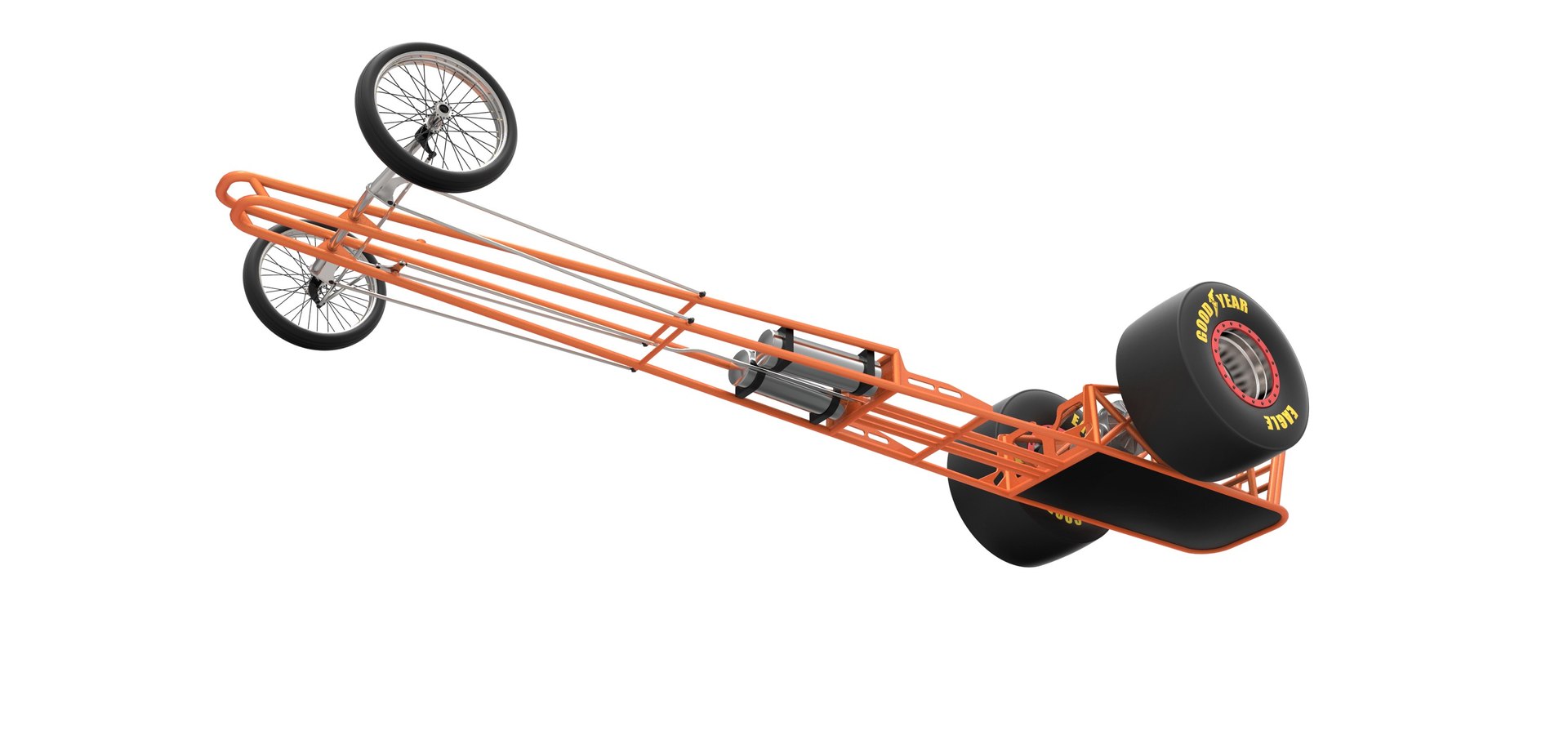 Free Chassis Dragster Drag 3D Model - TurboSquid 1540745