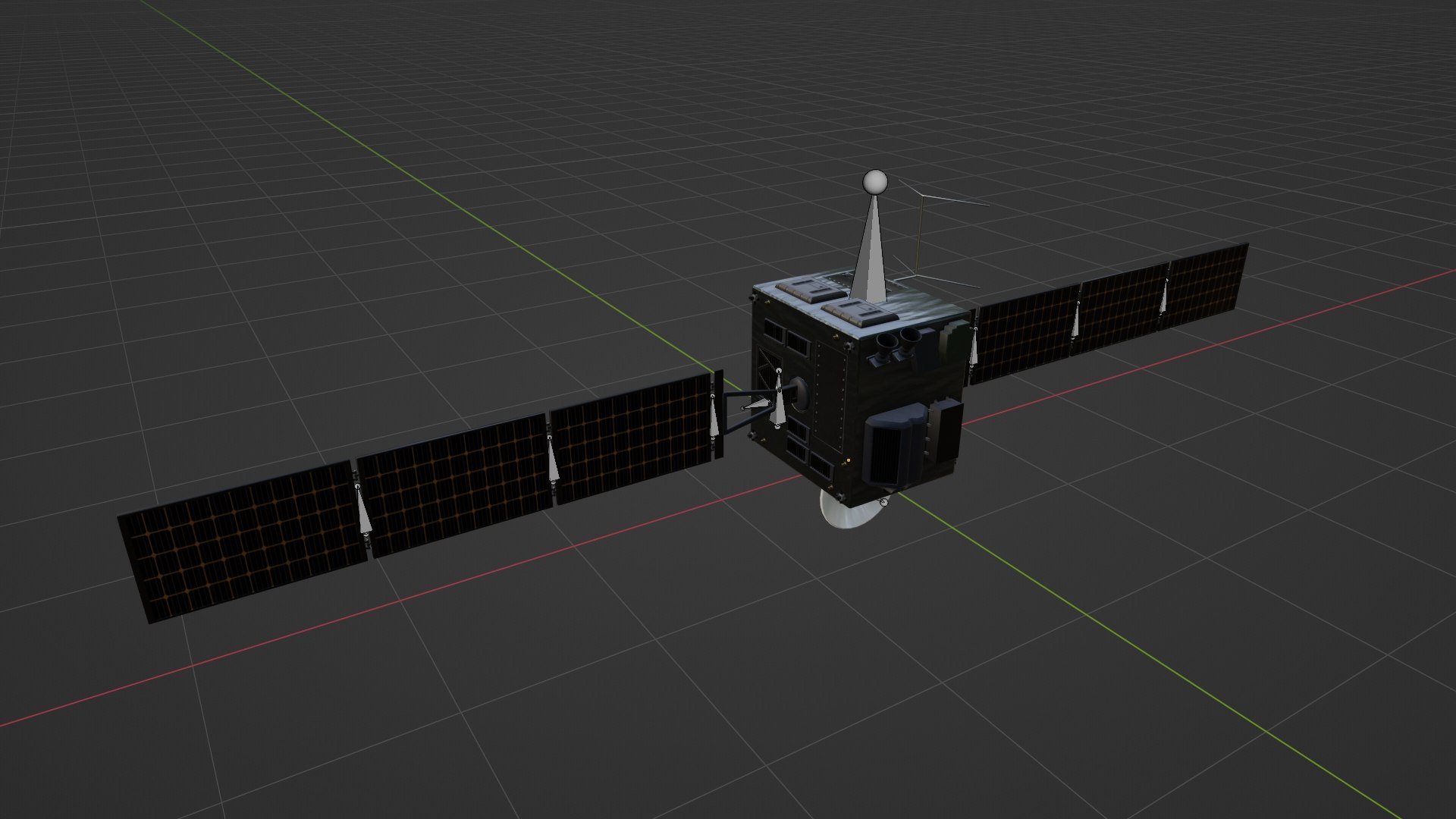 Surveillance Satellite 3D Model - TurboSquid 1924770