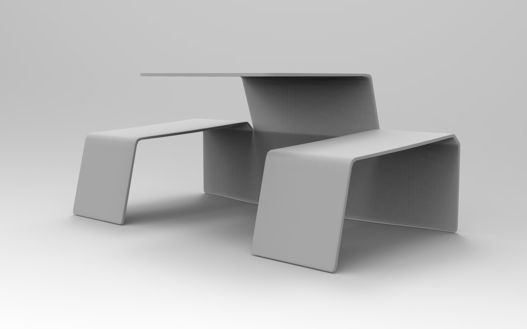 Nick Table Seat model - TurboSquid 2161621