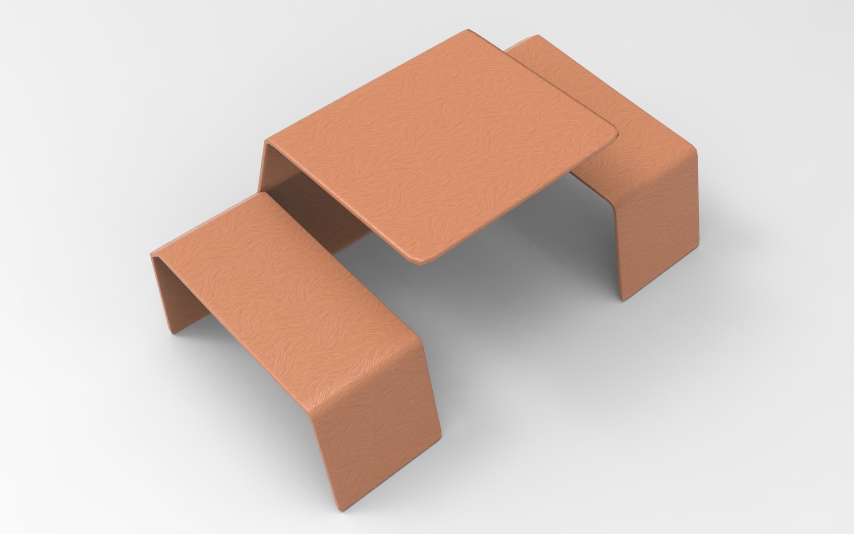 Nick Table Seat model - TurboSquid 2161621