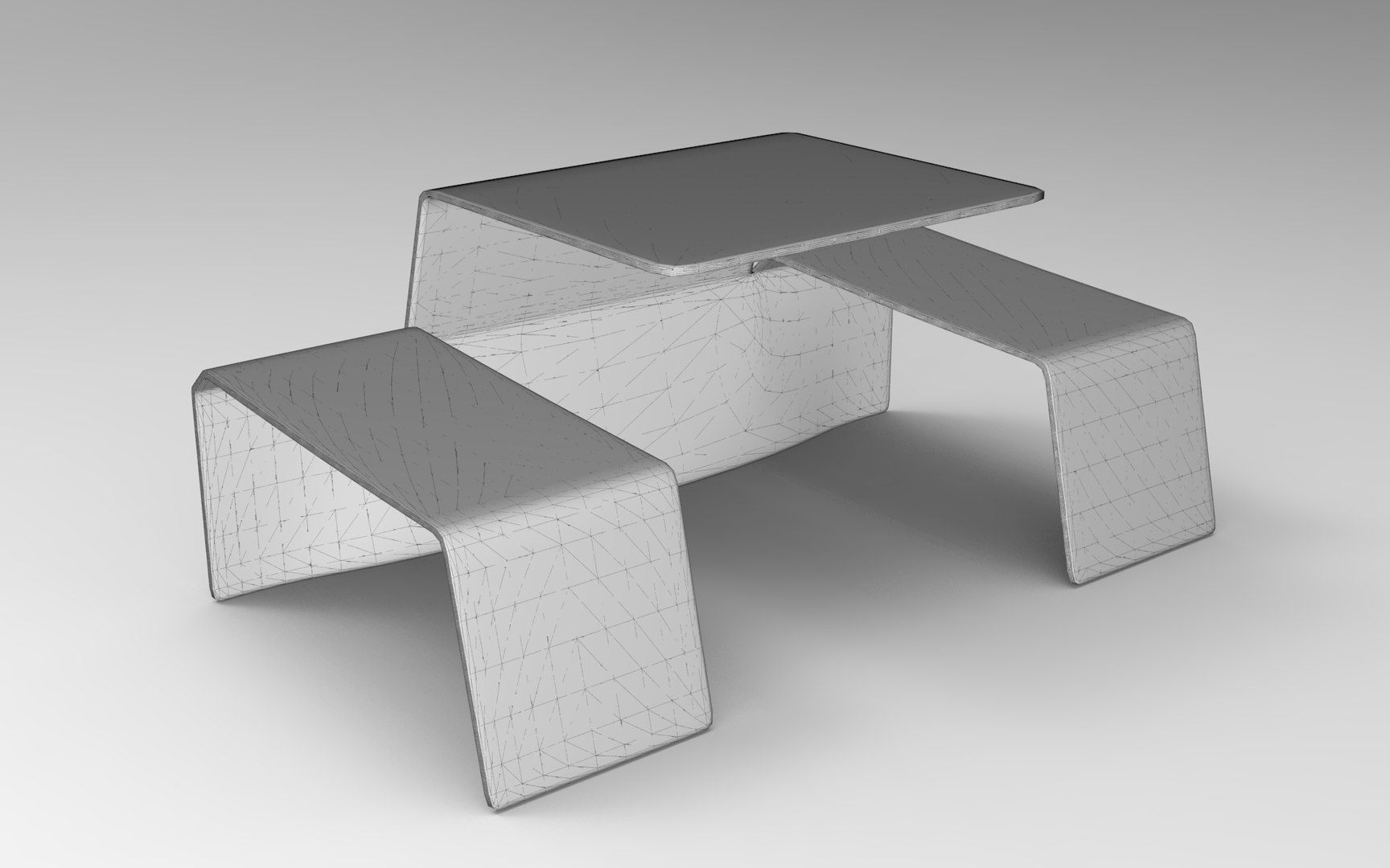 Nick Table Seat model - TurboSquid 2161621