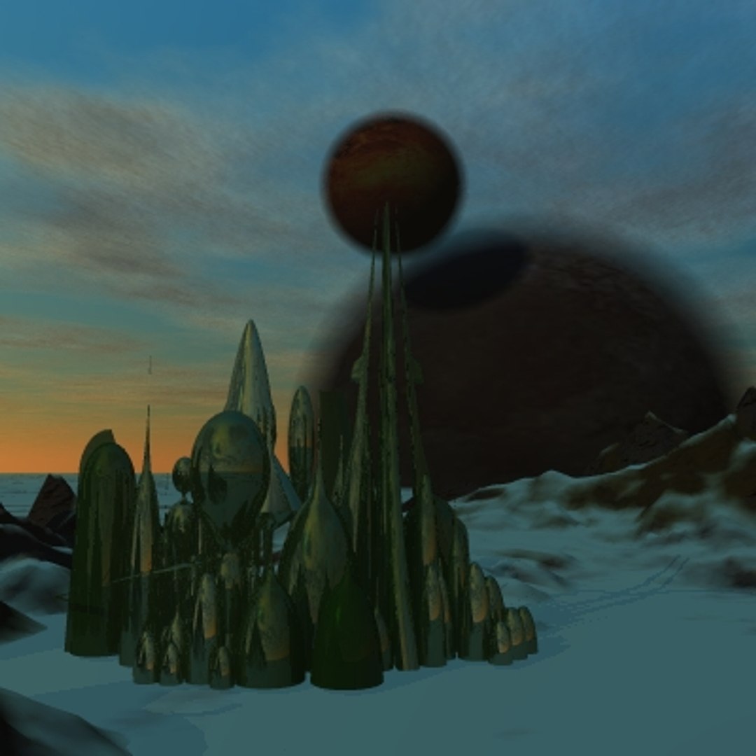 3d Model Simple City