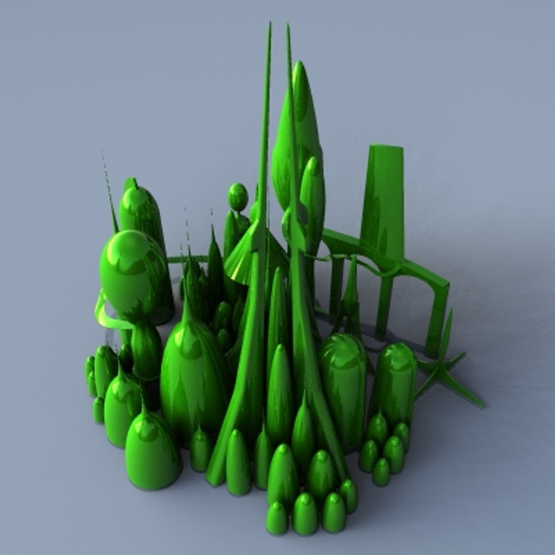 3d Model Simple City