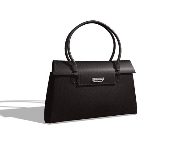 black purse 3d model