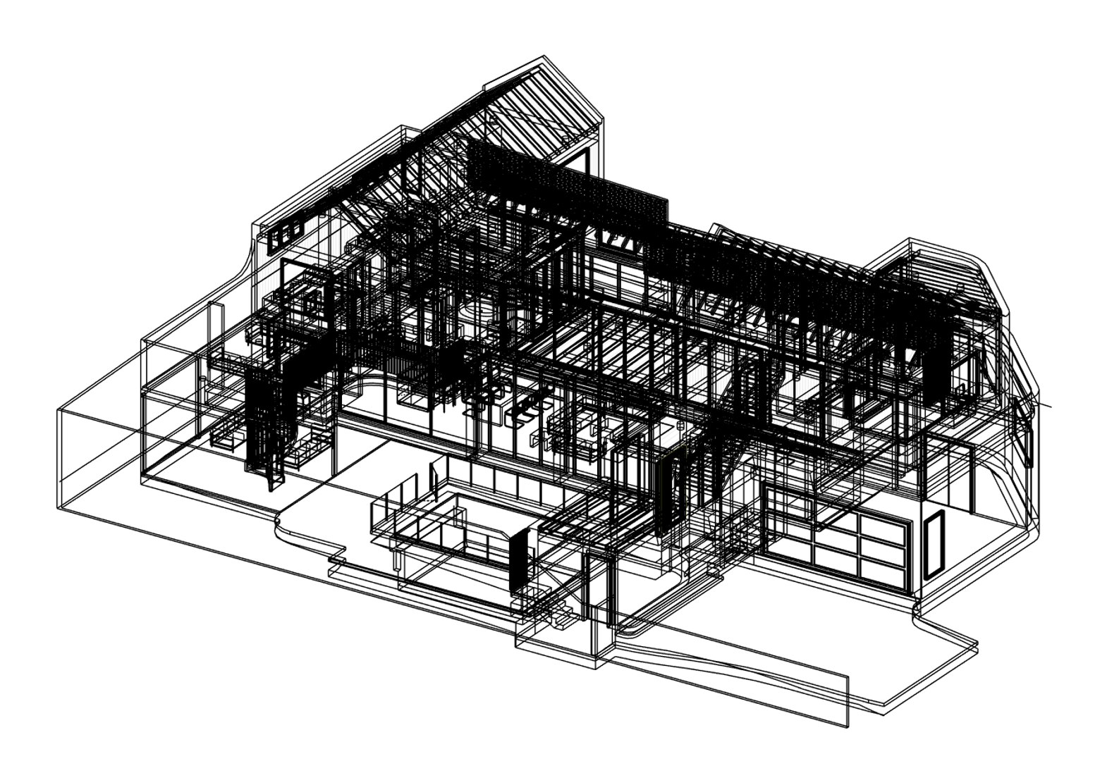 3D Single House - Construction Drawings - TurboSquid 2336117