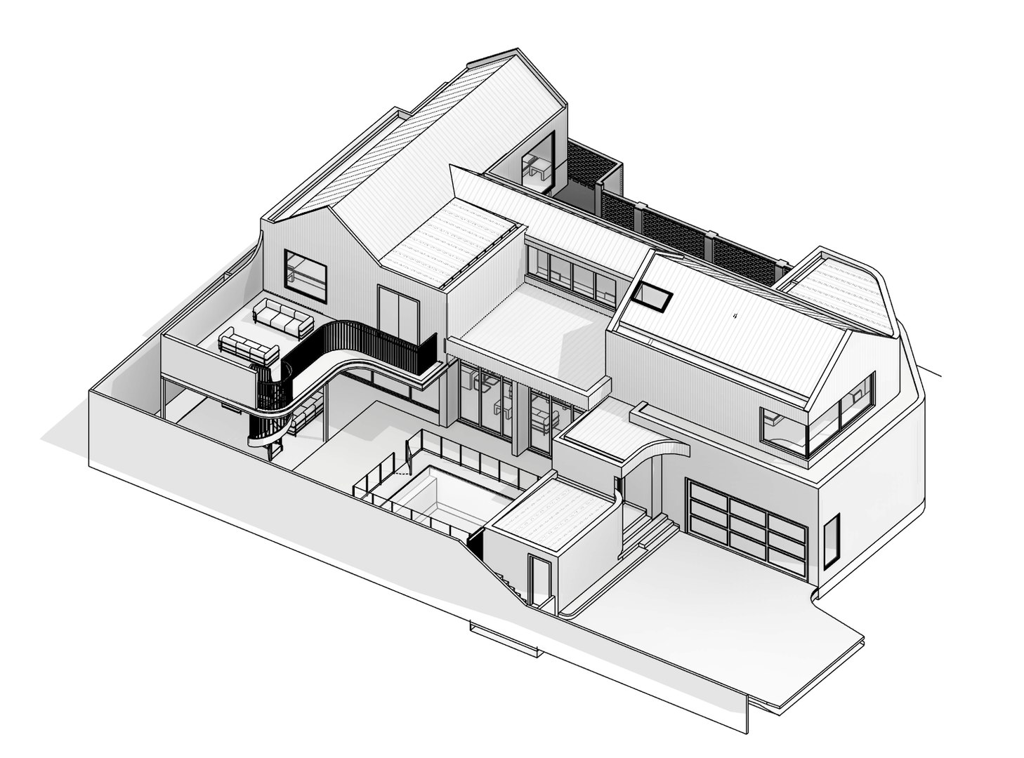 3D Revit Single House - Construction Drawings - TurboSquid 2336117