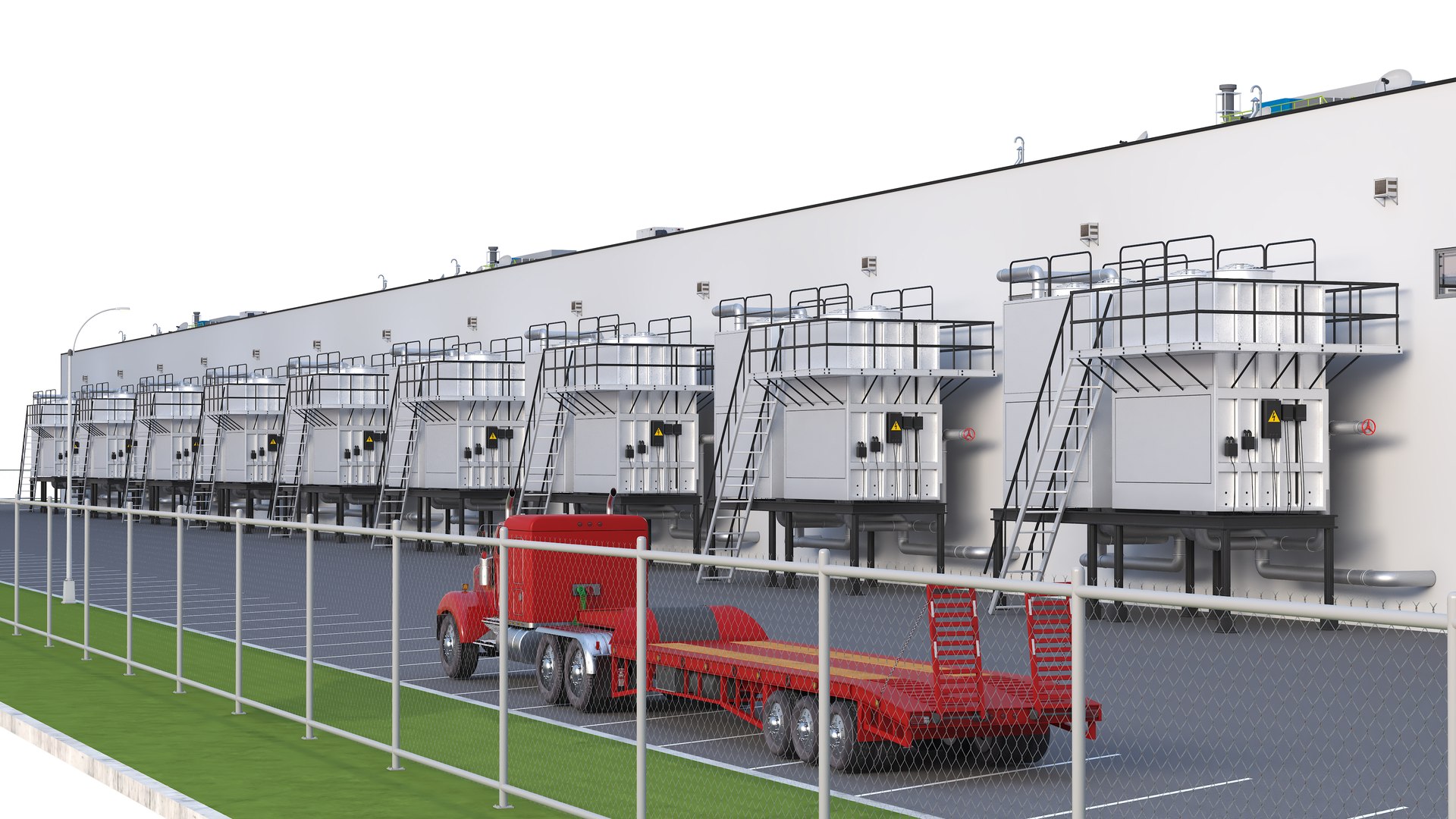 Amazon Data Center Building 3D - TurboSquid 2419545