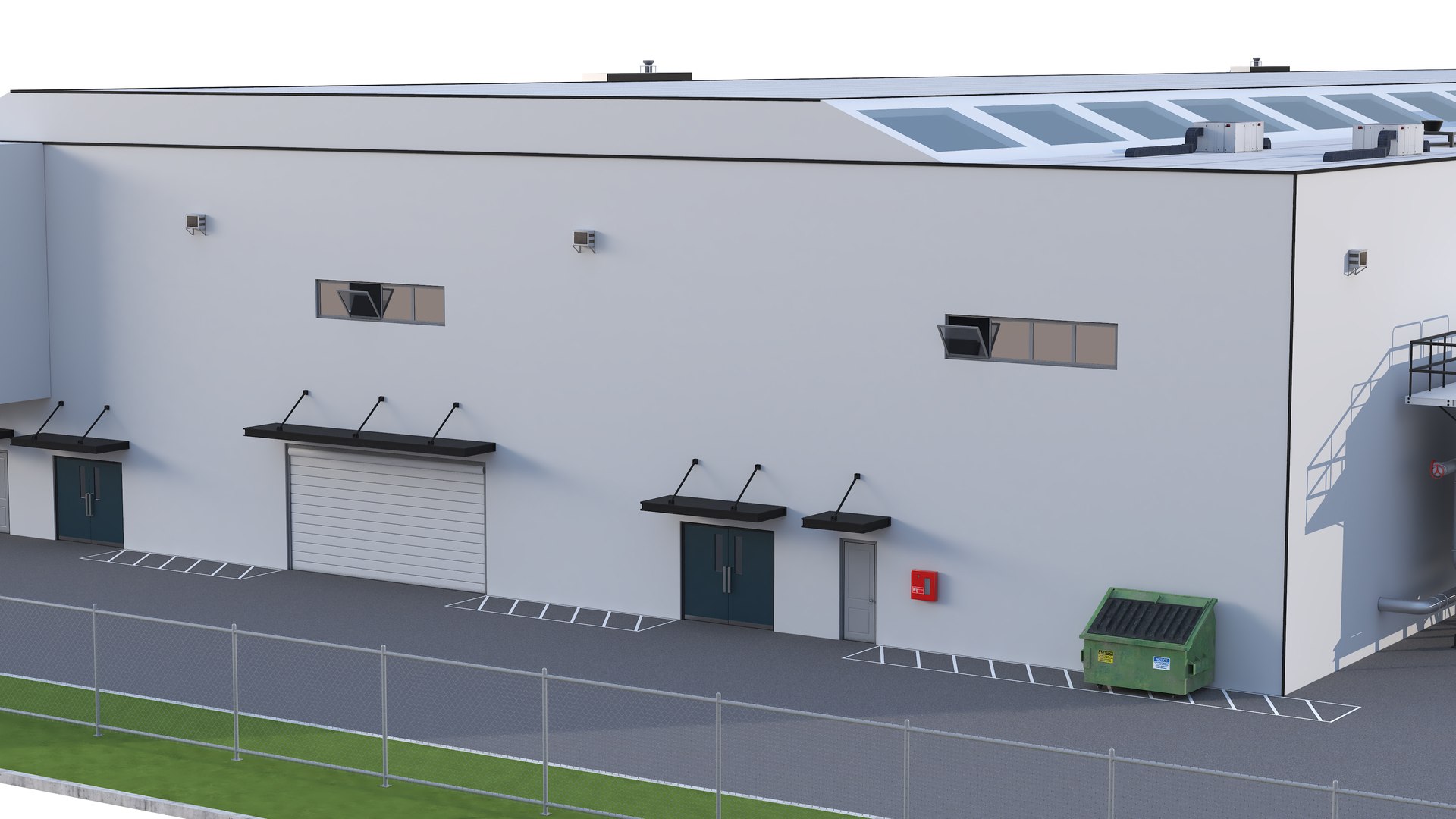 Amazon Data Center Building 3D - TurboSquid 2419545