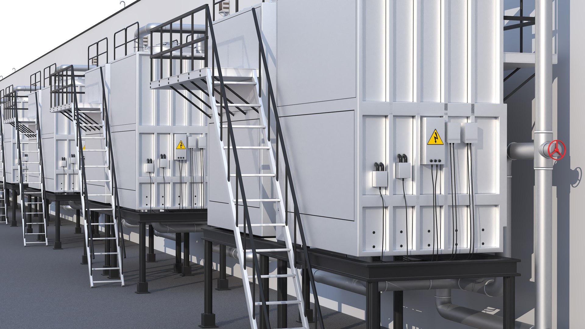 Amazon Data Center Building 3D - TurboSquid 2419545