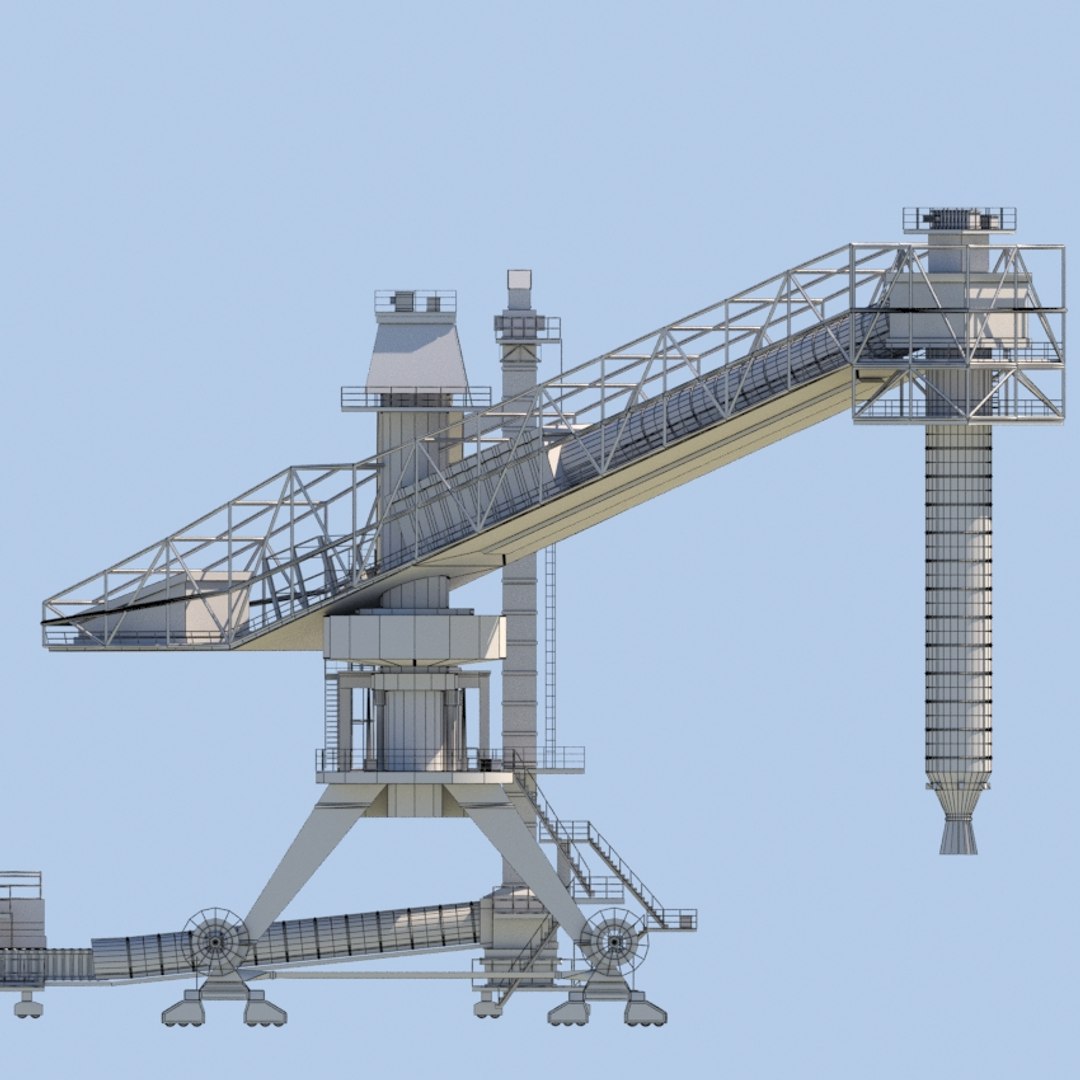 3D Dockside Cargo Crane - TurboSquid 1594858
