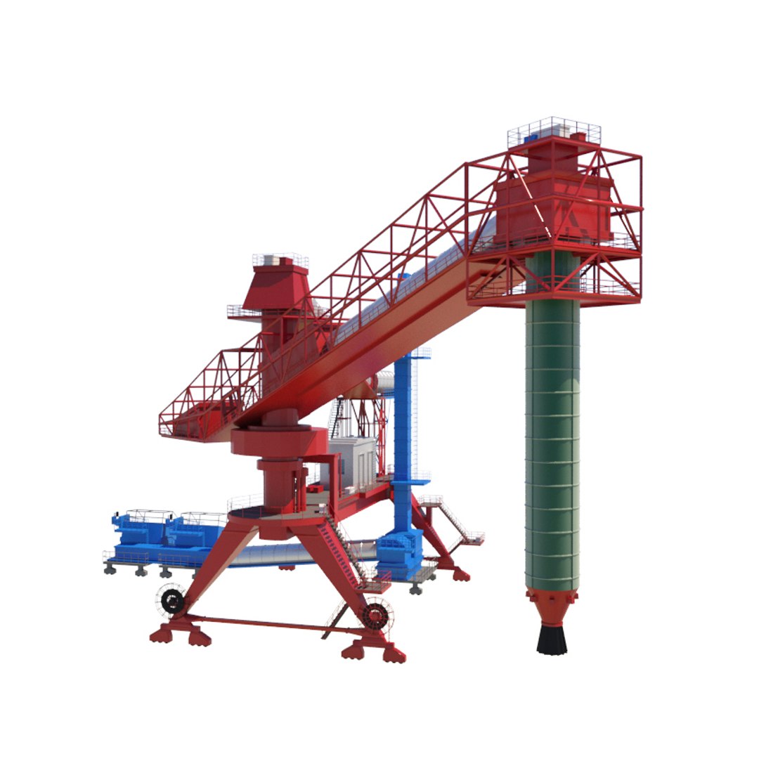 3D Dockside Cargo Crane - TurboSquid 1594858