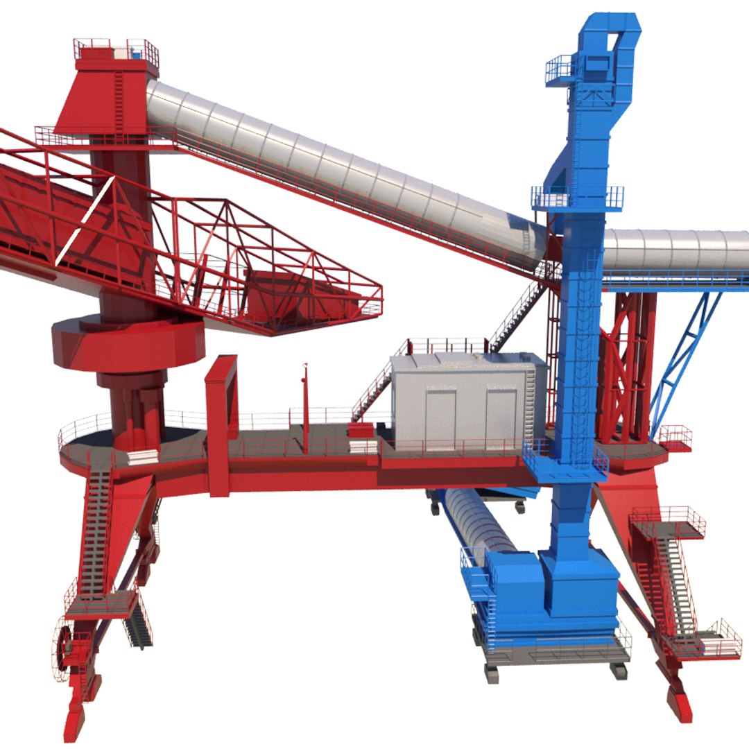 3D Dockside Cargo Crane - TurboSquid 1594858