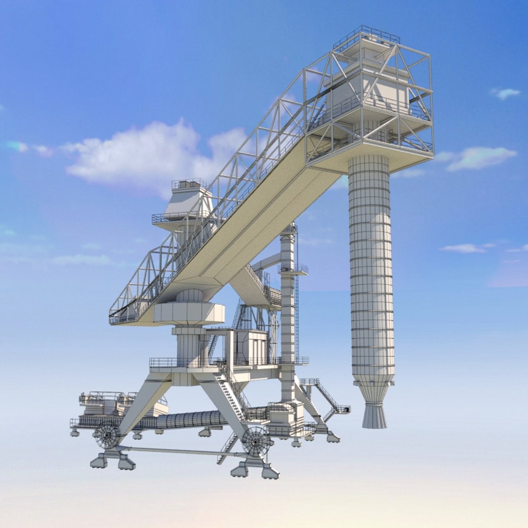 3D Dockside Cargo Crane - TurboSquid 1594858