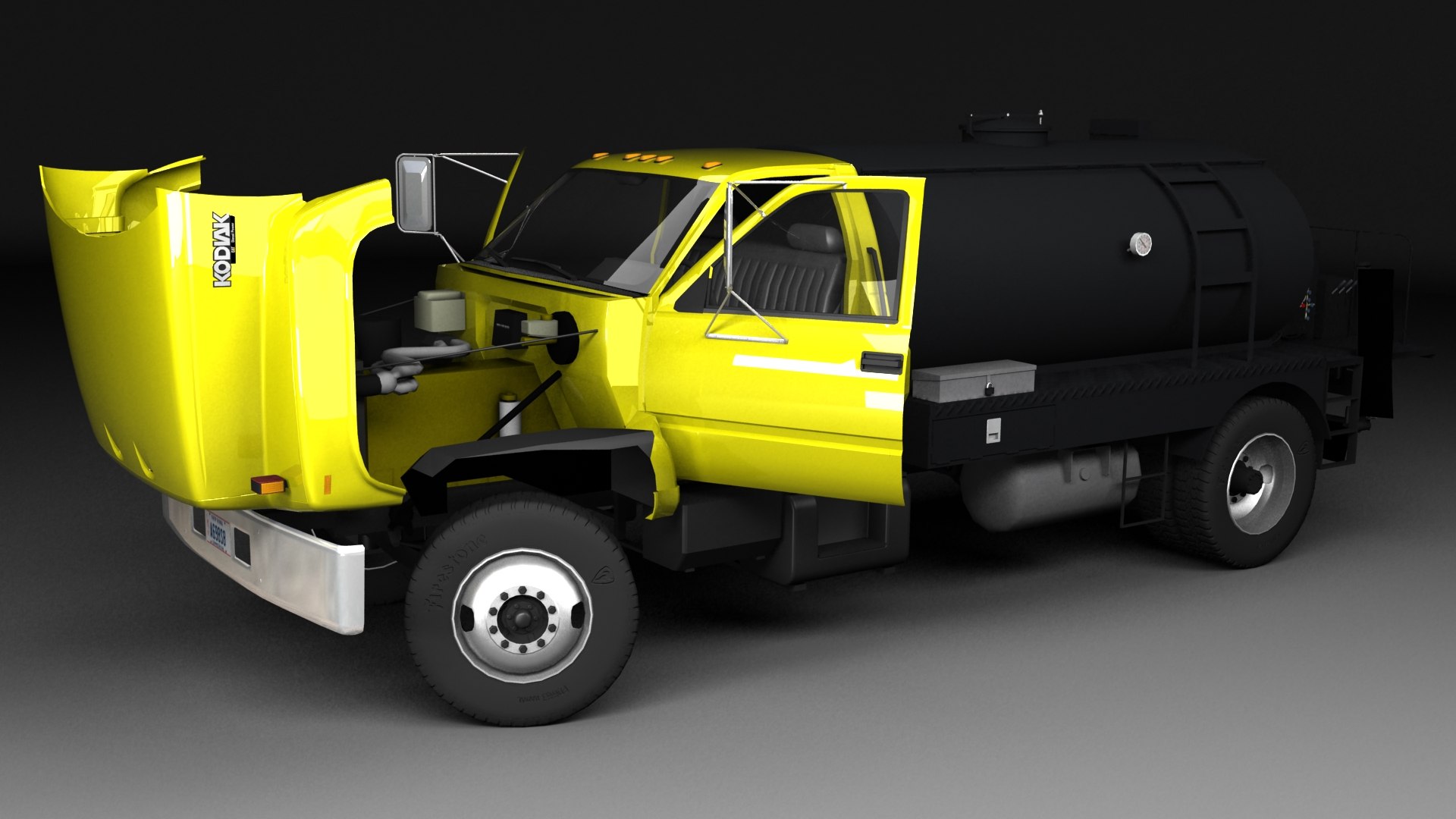 3D 1990 Chevy Kodiak Distributor Model - TurboSquid 1798016