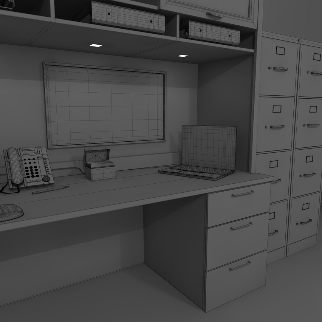 3d Model Corporate Chief Directors Office