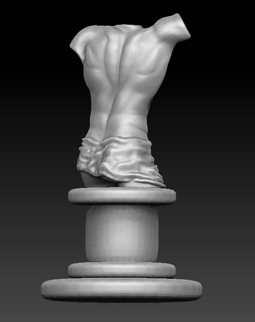 Classical Torso Figure Zbrush 3ds