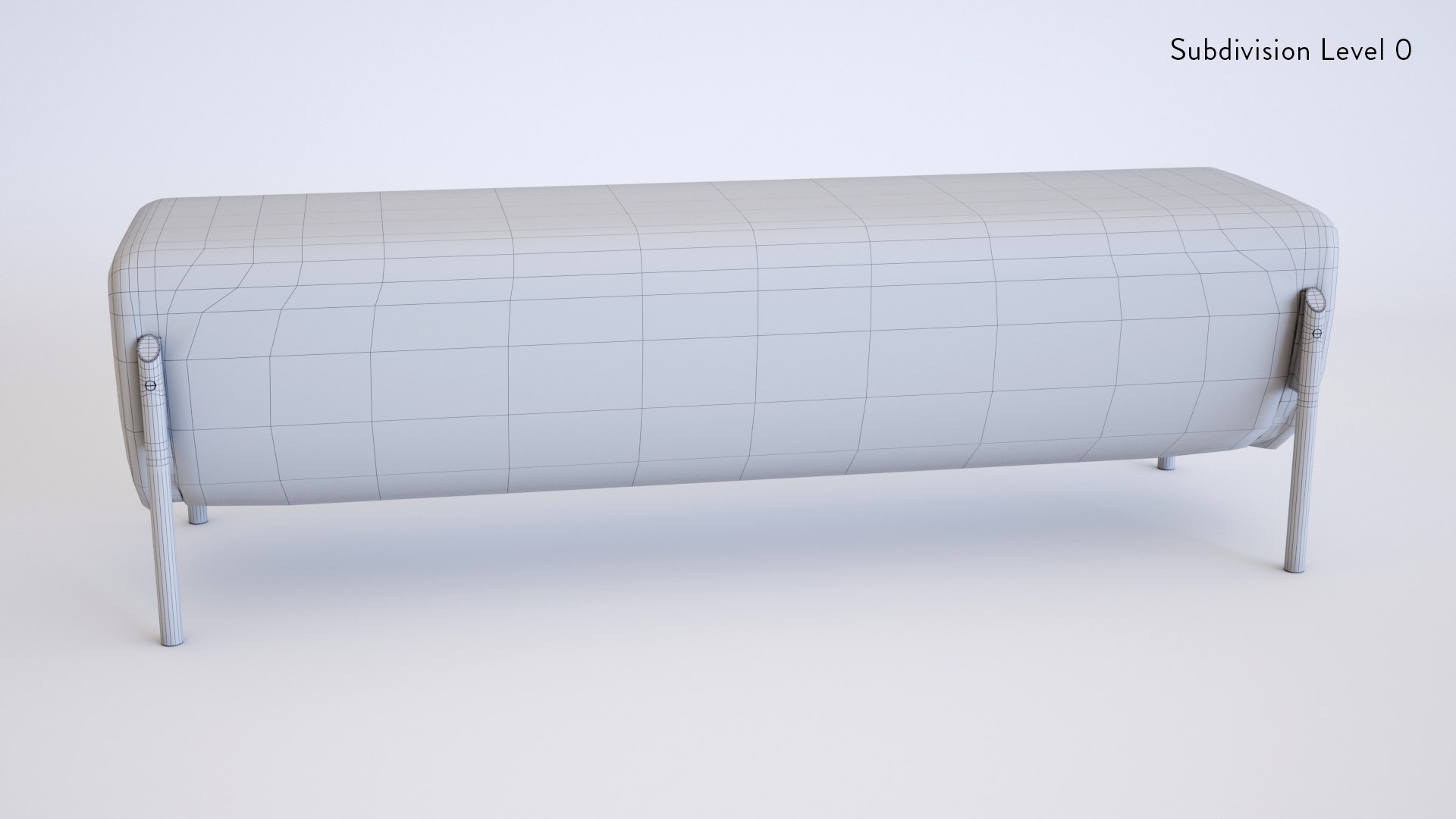 3D Sempione Bench - TurboSquid 1999437