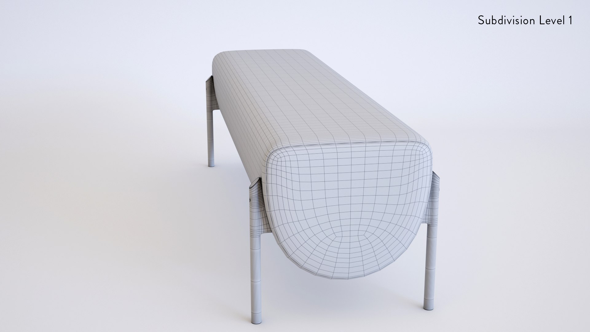 3D Sempione Bench - TurboSquid 1999437