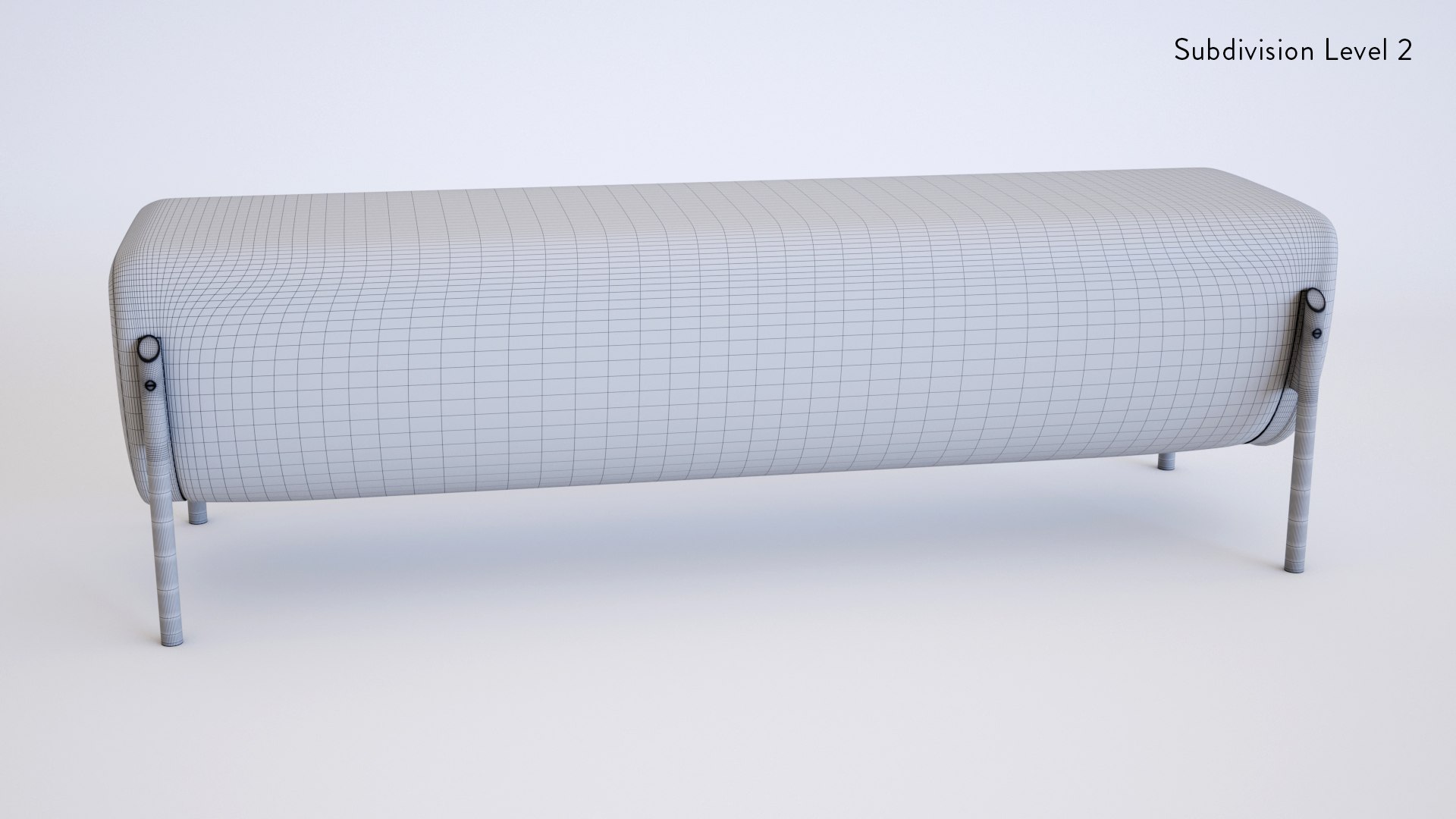 3D Sempione Bench - TurboSquid 1999437